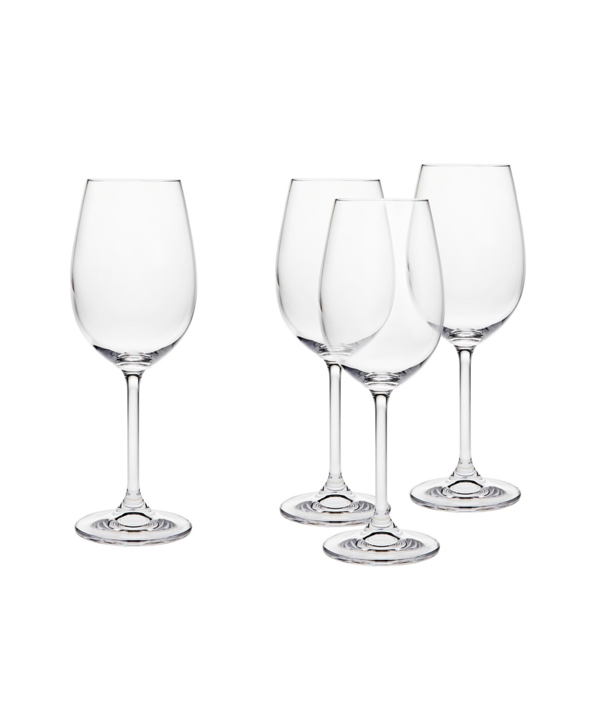Click here for Godinger Meredian Wine Glass - Set of 4 - Clear prices