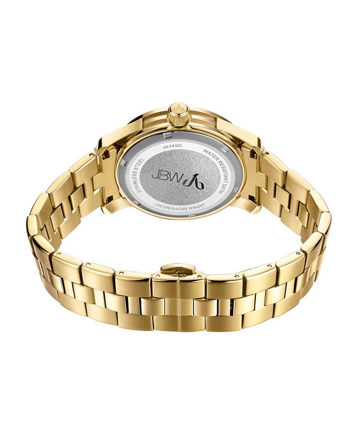 Jbw Women's Celine Diamond (1/10 ct.t.w.) 18k Gold Plated Stainless ...