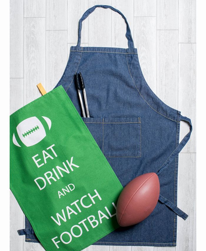 Design Imports Denim Chef Apron - Macy's