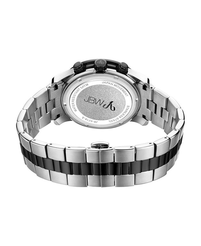 Jbw Men's Delano Diamond (1/5 ct.t.w.) Stainless Steel Watch - Macy's