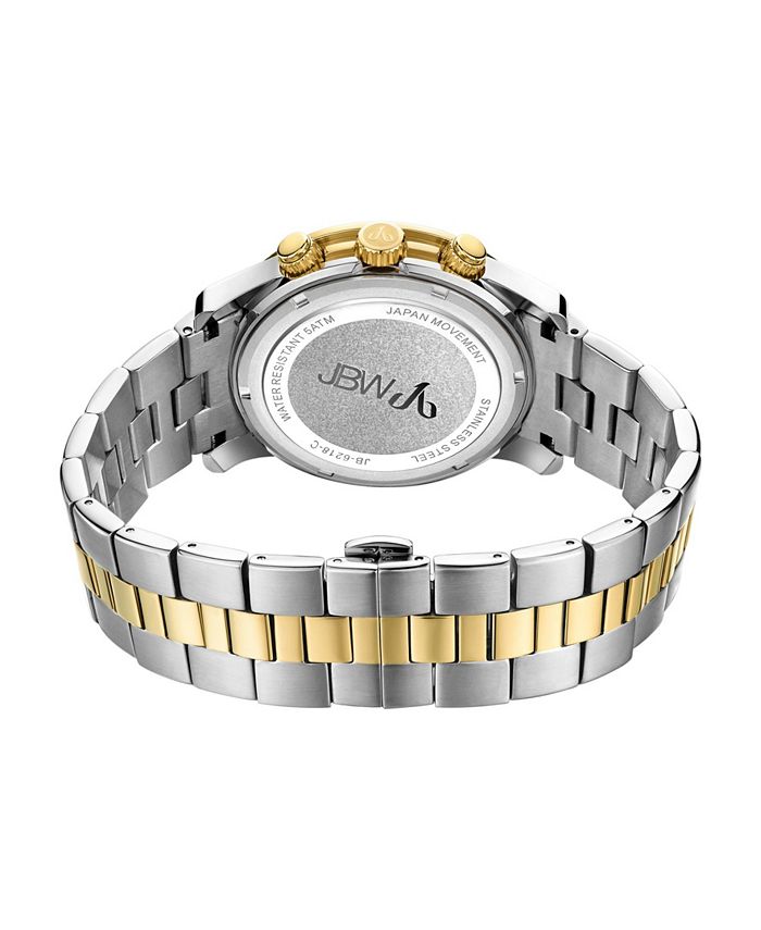 Jbw Men's Delano Diamond (1/5 ct.t.w.) Stainless Steel Watch - Macy's