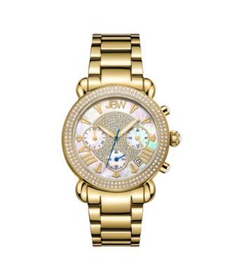 JBW Women's Victory Diamond (3/4 ct.t.w.) 18k Gold Plated Stainless ...