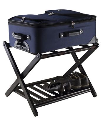 Winsome Reese Luggage Rack with Shelf - Macy's
