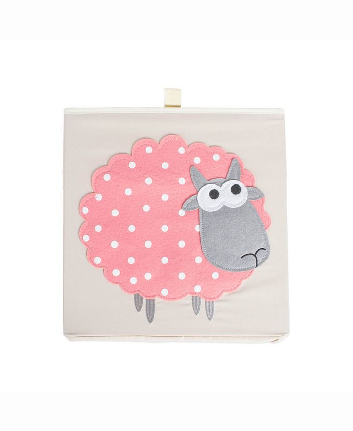 Design Imports Design Import Kid Cube Sheep, Square with Lid - Macy's