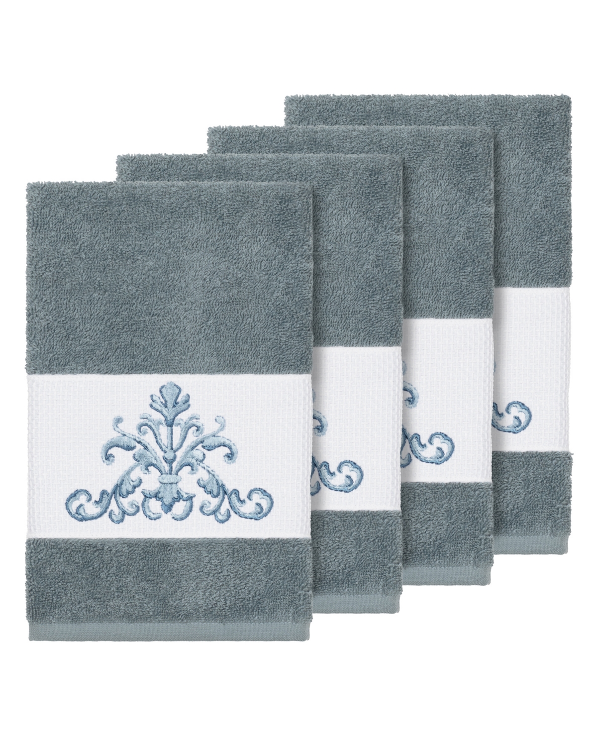 Click here for Linum Home Turkish Cotton Scarlet 4-Pc. Embellishe... prices