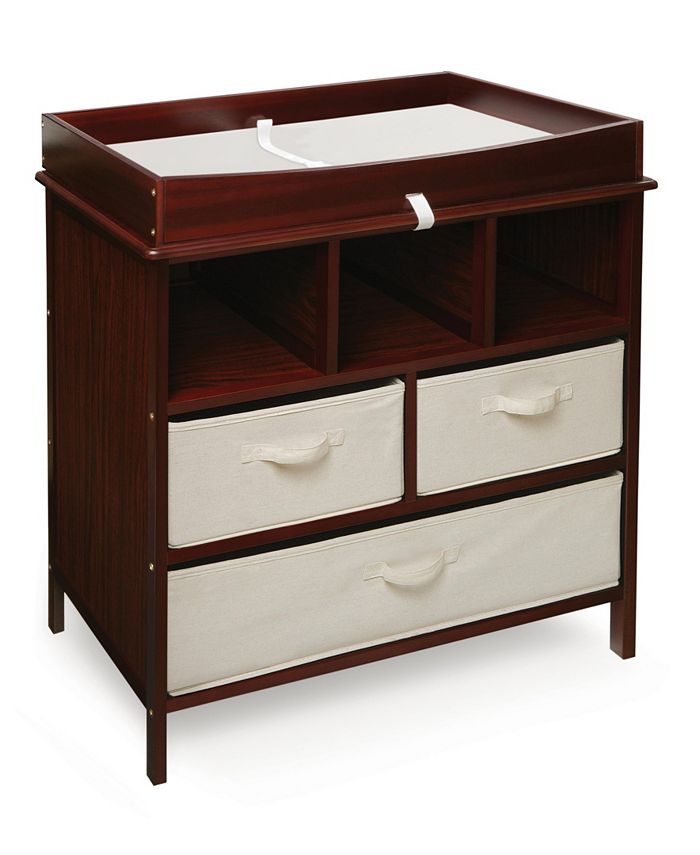 Badger Basket Estate Baby Changing Table with Three Baskets - OVERMAX ...