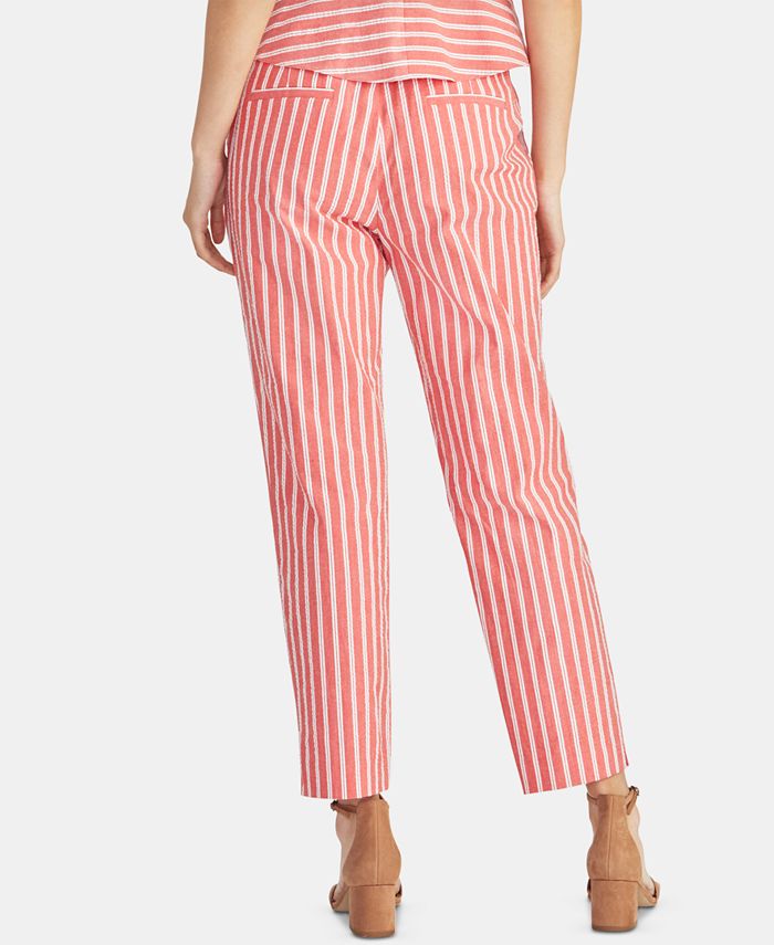 RACHEL Rachel Roy Striped Seersucker Pants - Macy's
