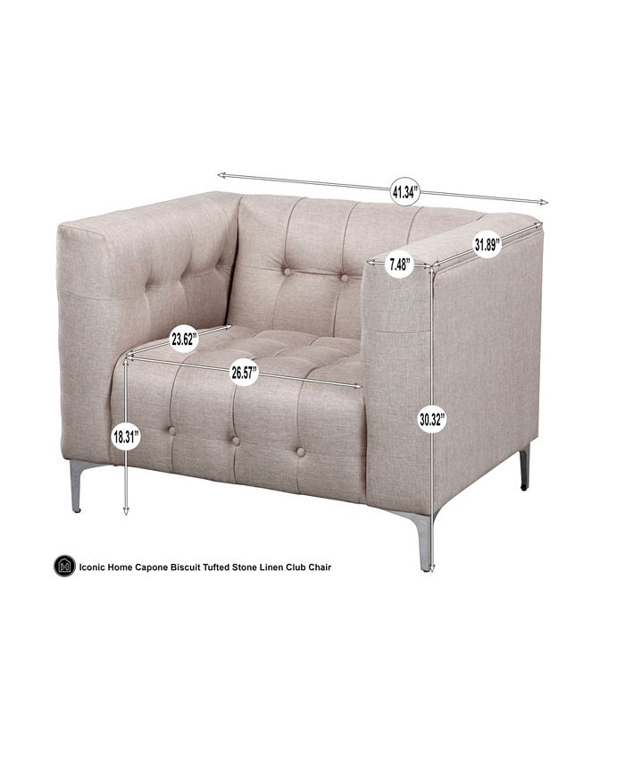 Chic Home Capone Club Chair -OVER-MAX - Macy's