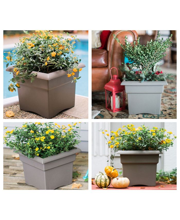 Bloem Veranda 14" Deck Box Planter - Macy's