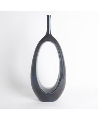 Global Views Open Oval Ring Vase Large - Macy's