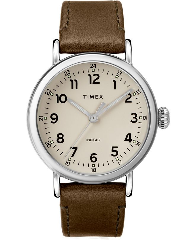 Timex Boutique Timex Standard 40mm Leather Strap Watch & Reviews ...