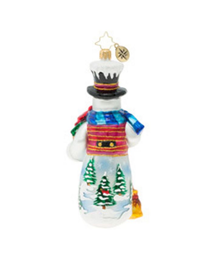 Christopher Radko Snowy Cardinal Nest - Macy's