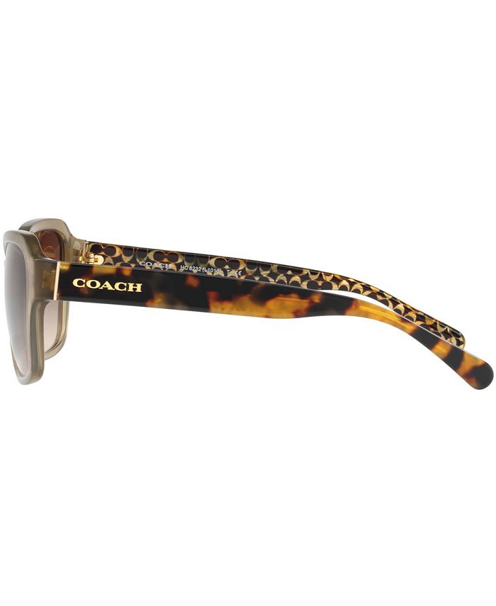 COACH Sunglasses, HC8232 56 L1010 - Macy's