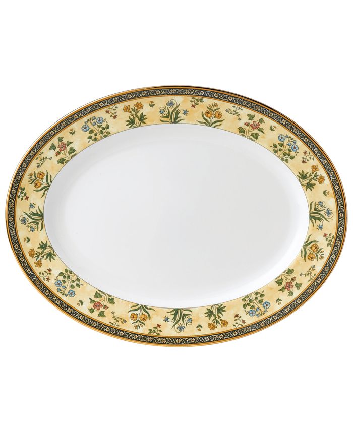 Wedgwood India Medium Oval Platter - Macy's