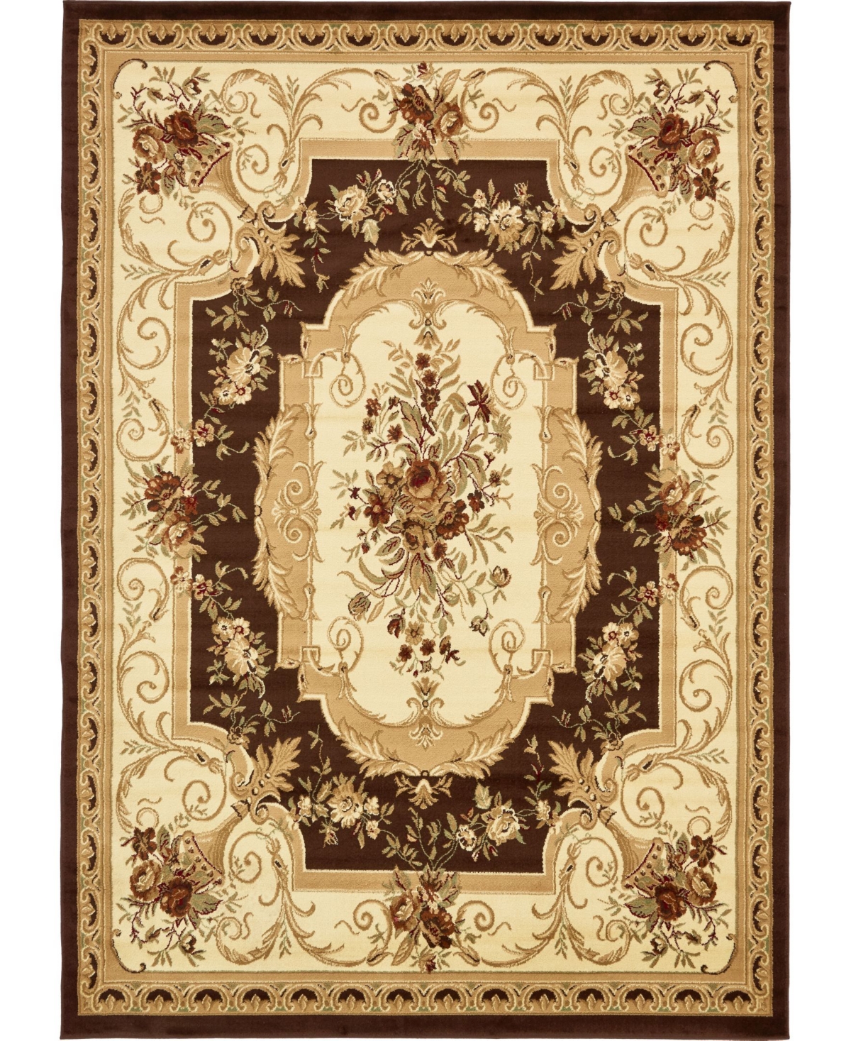Click here for Bayshore Home Belvoir Blv3 8 x 11 4 Area Rug - Bro... prices