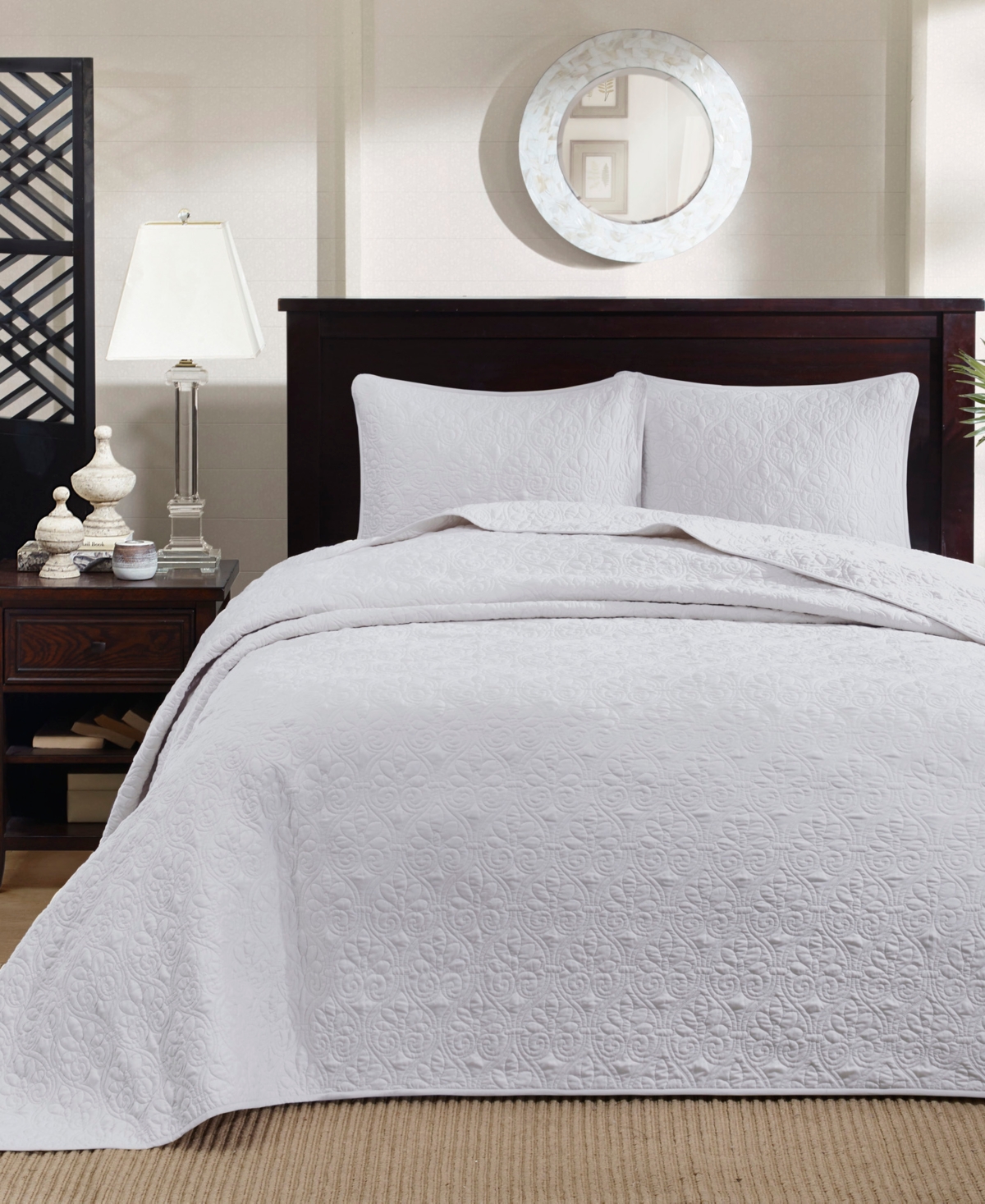 Click here for Madison Park Quebec Quilted 2-Pc. Bedspread Set  T... prices