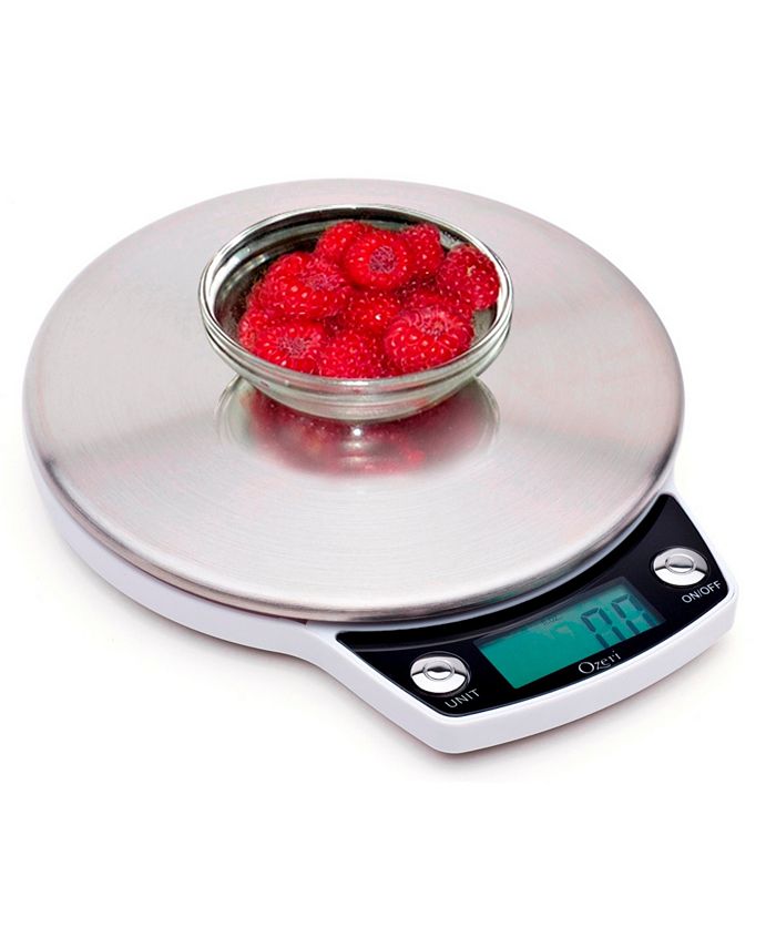 Ozeri Precision Pro Stainless Steel Kitchen Scale with Oversized ...