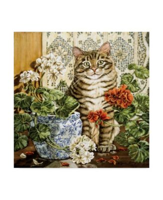 Jan Benz 'Winters Garden' Canvas Art - 14" x 14" - Macy's