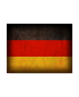 Red Atlas Designs 'Germany Distressed Flag' Canvas Art - 32" x 24" - Macy's