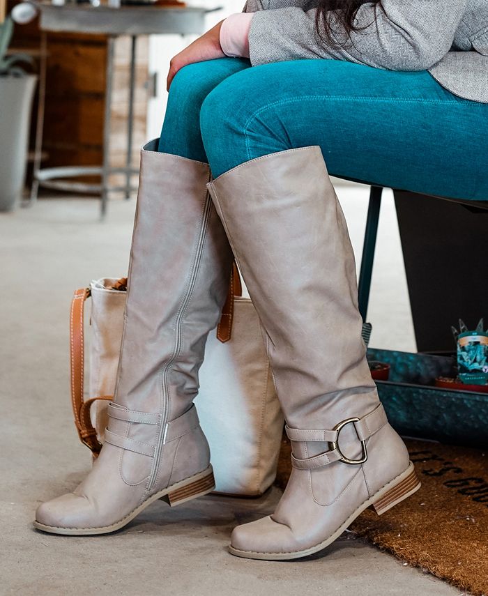 Journee Collection Women's Charming-01 Wide Calf Boot - Macy's