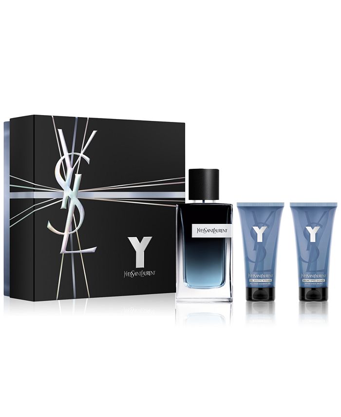 Yves Saint Laurent Men's 3-Pc. Y Eau de Parfum Gift Set - Macy's