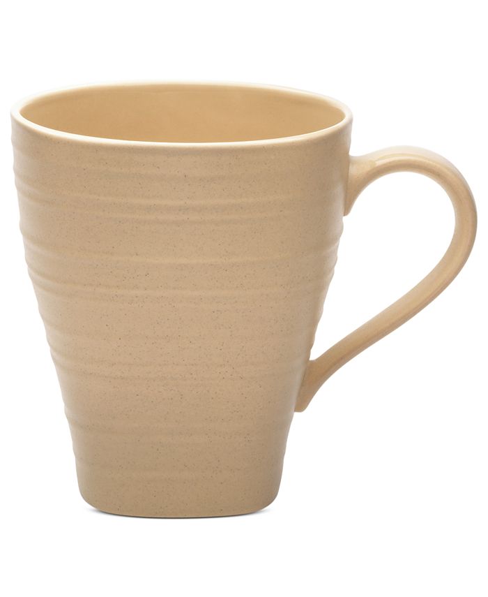 Mikasa Dinnerware, Swirl Square Tan Mug - Macy's