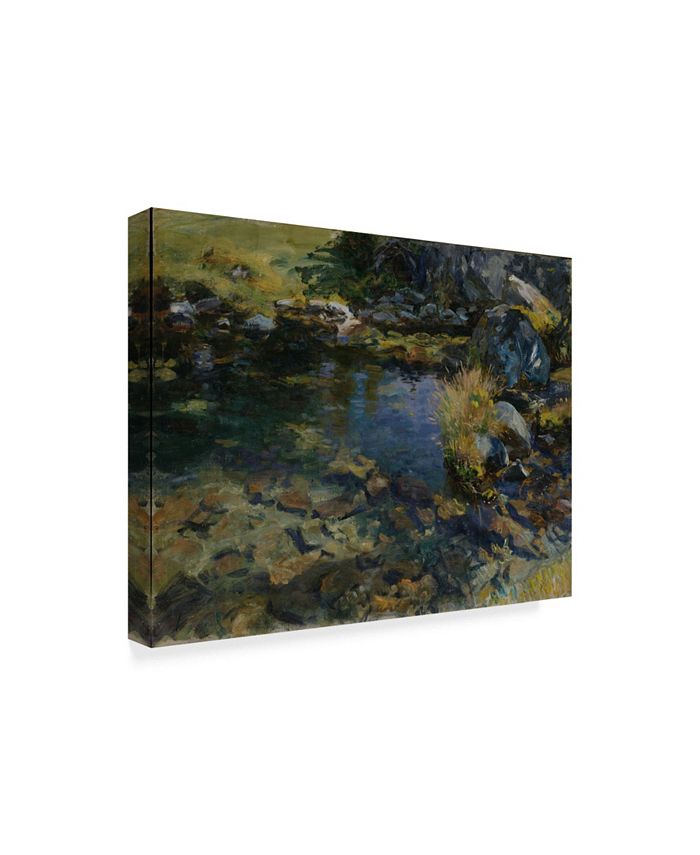 Trademark Global John Singer Sargent 'Alpine Pool' Canvas Art - 24" x ...