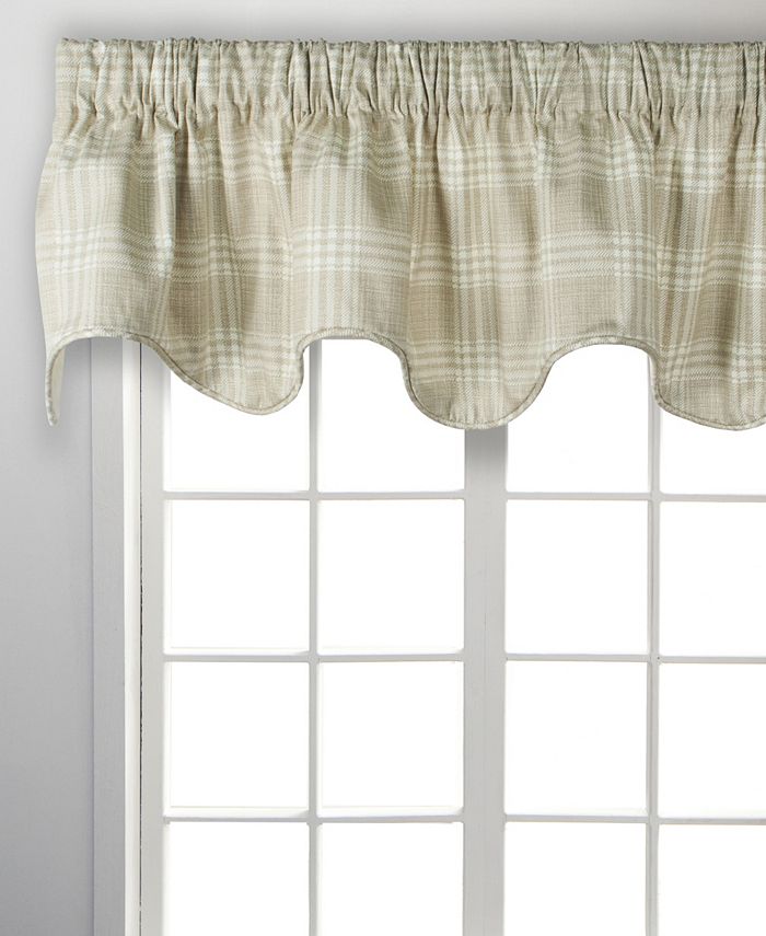 Ellis Curtain Scallop Valance 70x17 - Macy's