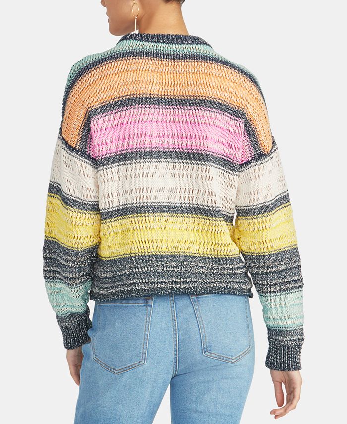 RACHEL Rachel Roy Kai Striped Sweater - Macy's