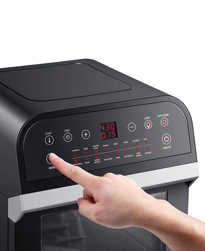 GoWISE USA 12.7-Qt 15-in-1 Air Fryer Oven with 10 Accessories - Macy's