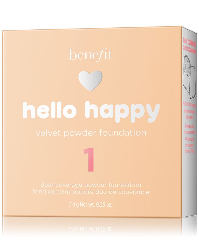 Benefit Cosmetics Hello Happy Velvet Powder Foundation - Macy's