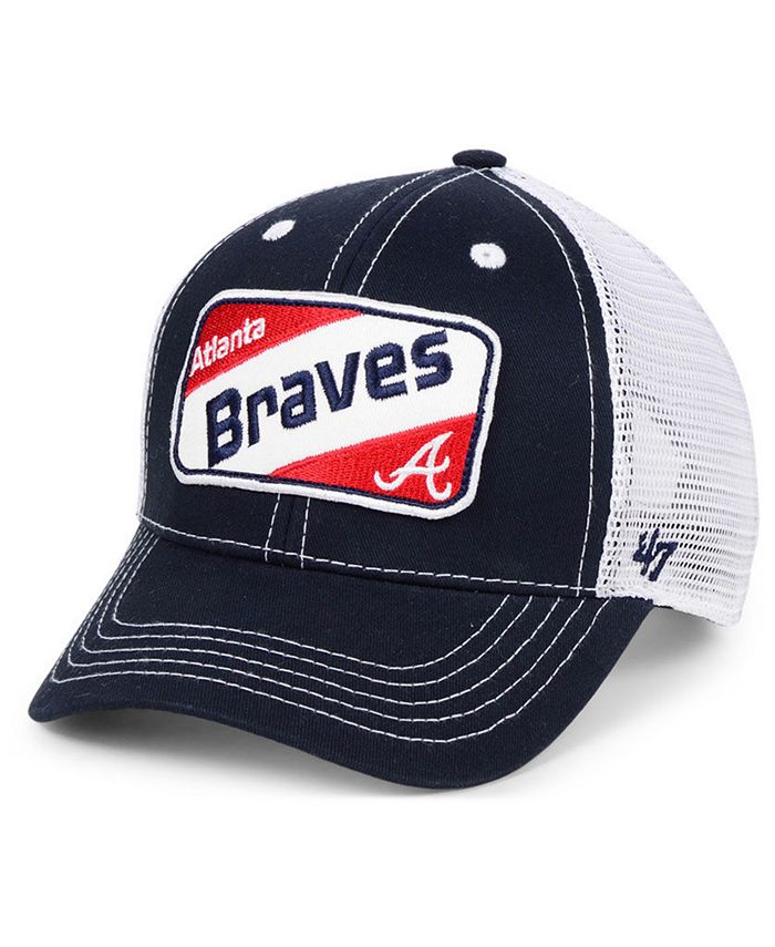 '47 Brand Little Boys Atlanta Braves Woodlawn Meshback MVP Snapback Cap ...