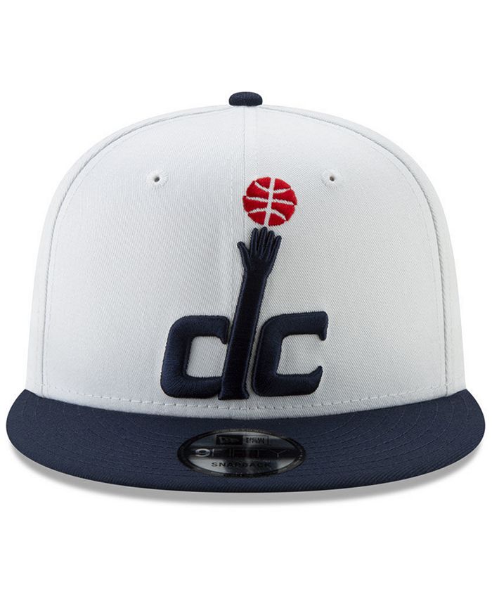 New Era Washington Wizards White XLT 9FIFTY Cap - Macy's