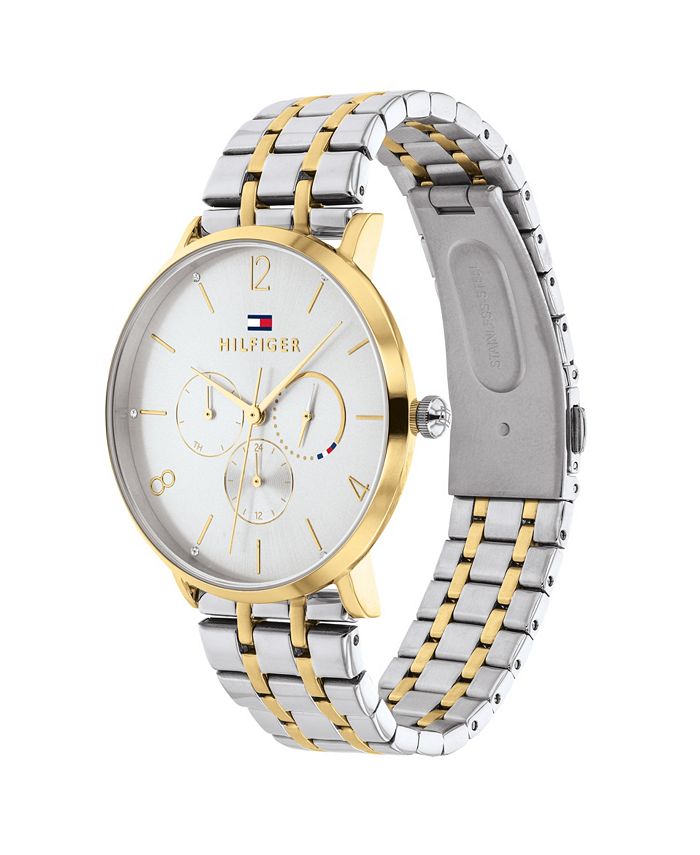Tommy Hilfiger Womens Two-Tone Stainless Steel Bracelet Watch 40mm ...