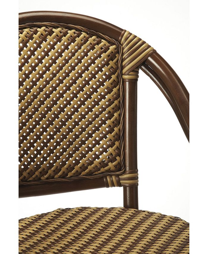 Butler Specialty Renata Rattan Bar Stool - Macy's