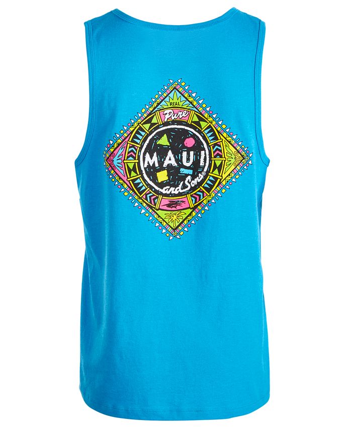 Maui and Sons Maui & Sons Men's Real Pure Graphic-Print Tank Top - Macy's