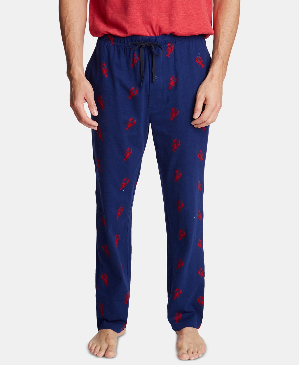 Click here for Nautica Mens Printed Cotton Pajama Pants - Lobster... prices