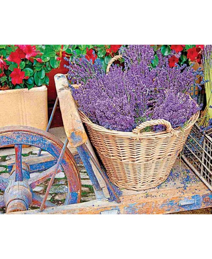 Springbok Puzzles Basket of Lavender 1000 Piece Jigsaw Puzzle - Macy's