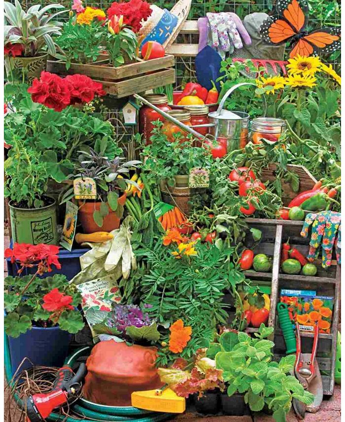 Springbok Puzzles Garden Delights 1000 Piece Jigsaw Puzzle - Macy's