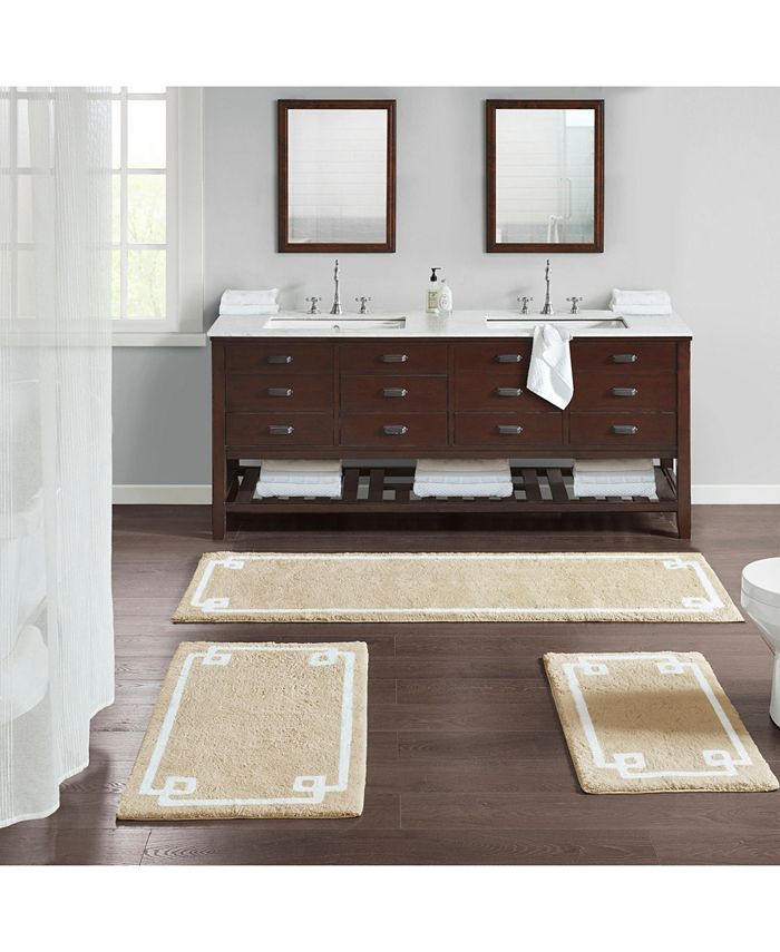 Madison Park Evan Tufted Cotton Bath Rug, 20" x 30" - Macy's