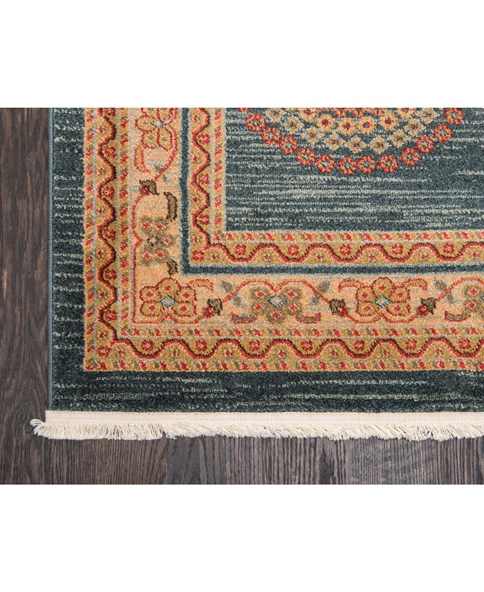 Bayshore Home Ojas Oja2 Navy Blue 5' x 8' Area Rug - Macy's