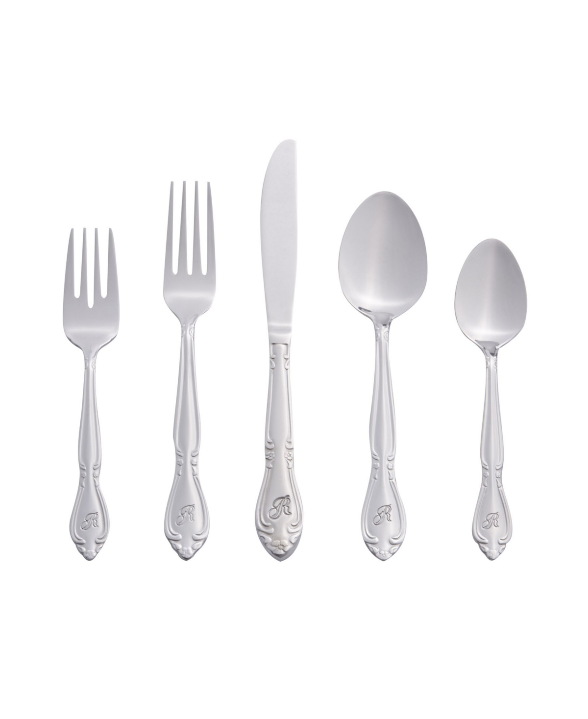 Click here for Riverridge Rose 46 Piece Monogrammed Flatware Set... prices
