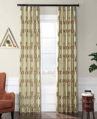Exclusive Fabrics & Furnishings Royal Gate Flocked Panel, 50" x 96 ...