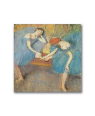 Trademark Global Edgar Degas 'Two Dancers at Rest' Canvas Art - 18" x ...