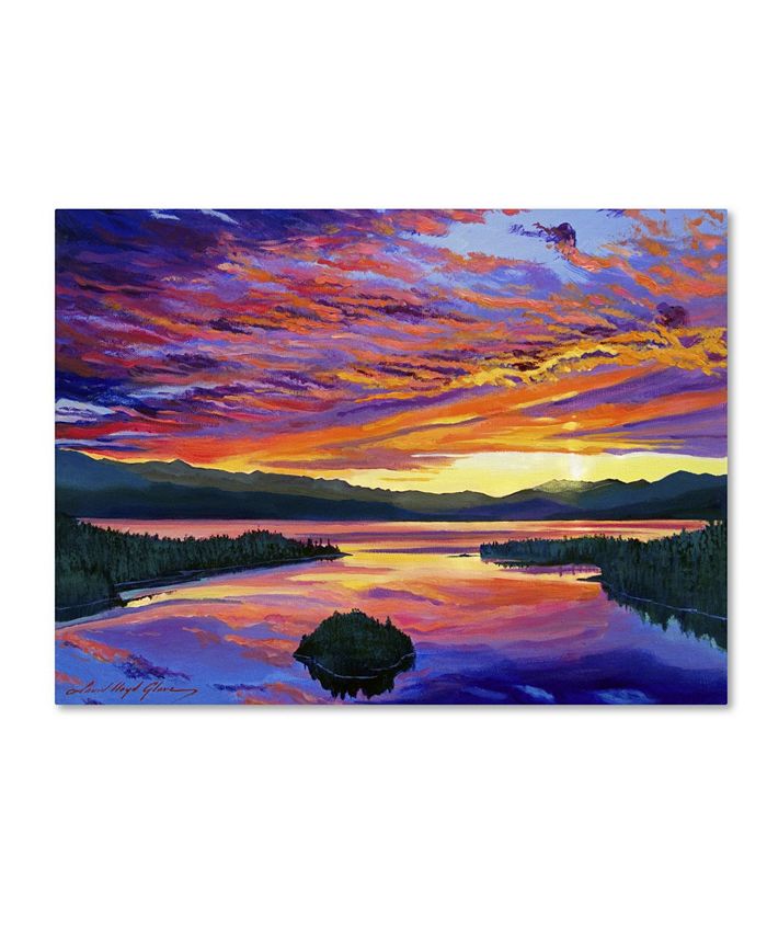 Trademark Global David Lloyd Glover 'Paint Brush Sky' Canvas Art - 47 ...
