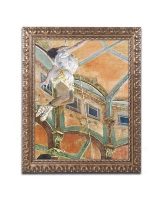 Edgar Degas 'Miss La La at the Cirque Fernando' Ornate Framed Art - 11 ...