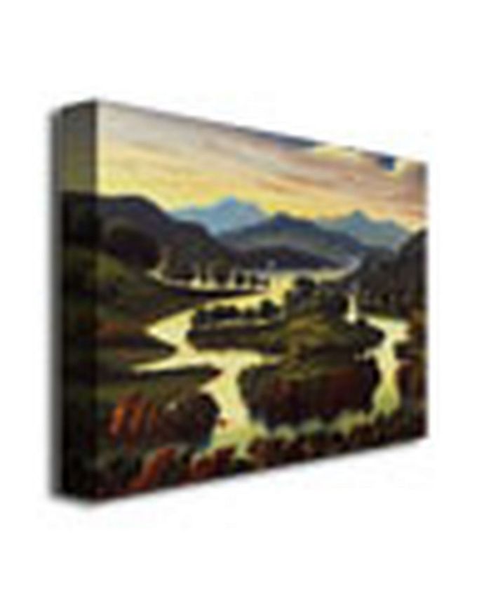 Trademark Global Thomas Chambers 'Landscape' Canvas Art - 47" x 35 ...