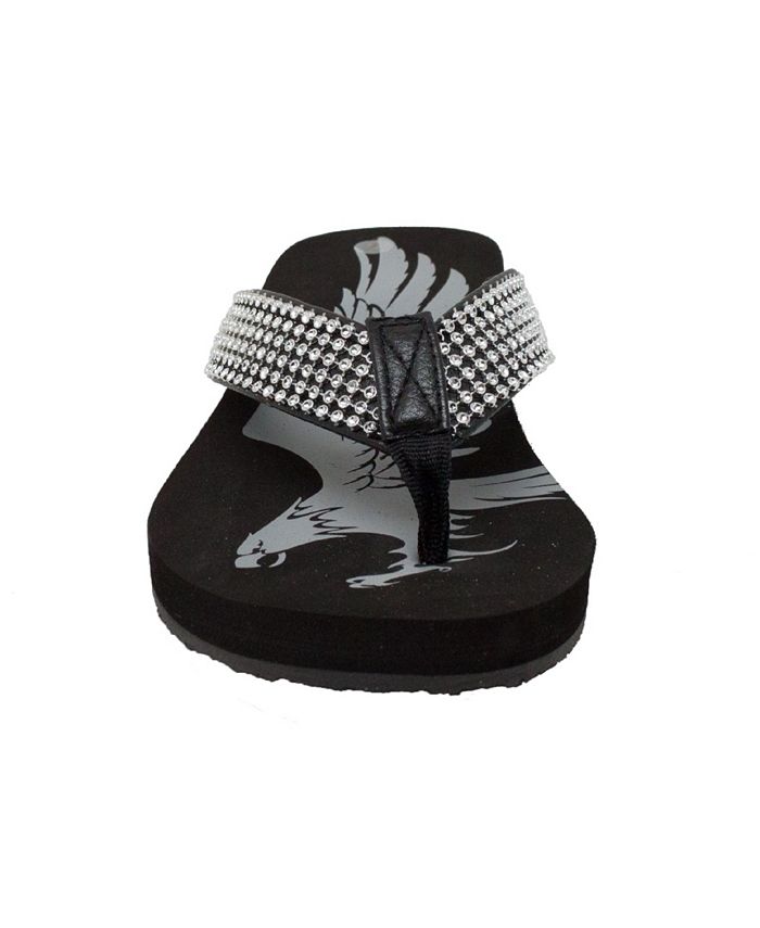 Shaboom Women's Jeweled Low Thong Sandal - Macy's