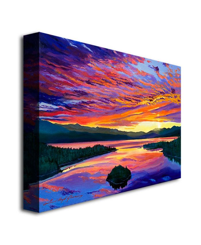 Trademark Global David Lloyd Glover 'Paint Brush Sky' Canvas Art - 32 ...