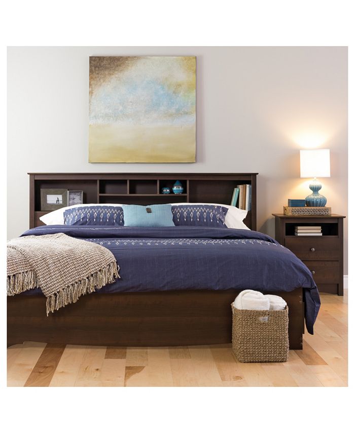 Prepac Fremont Tall 2-Drawer Nightstand with Open Shelf - Macy's